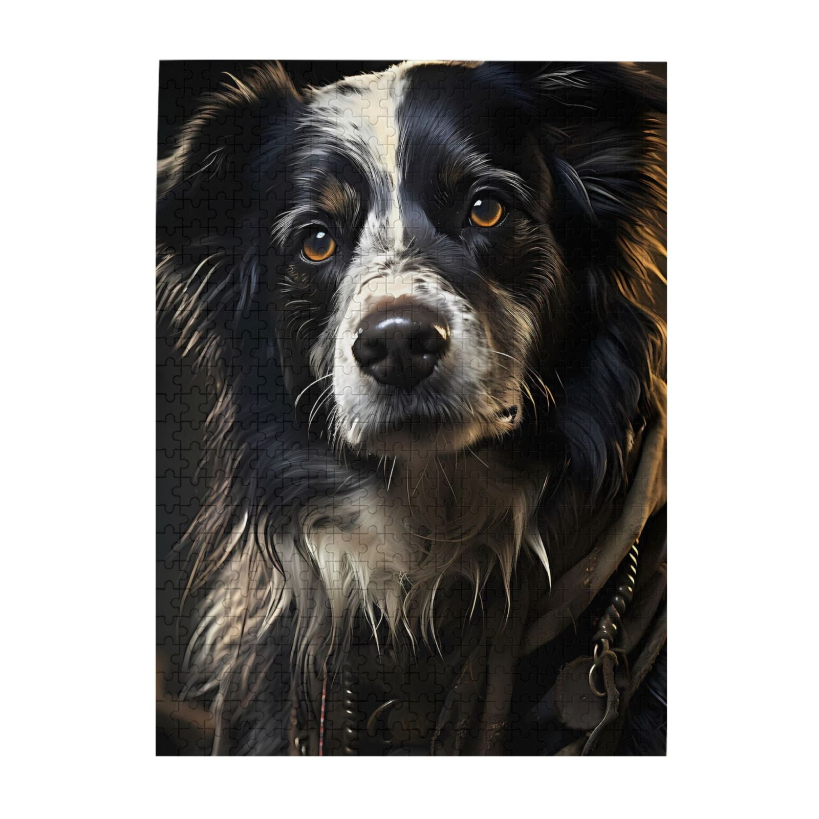 500 Piece Captivating Border Collie Jigsaw Puzzle For Adults ...