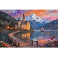 500 Piece Castle Sunset Hard Difficult Puzzle for Adults – DIY Home ...
