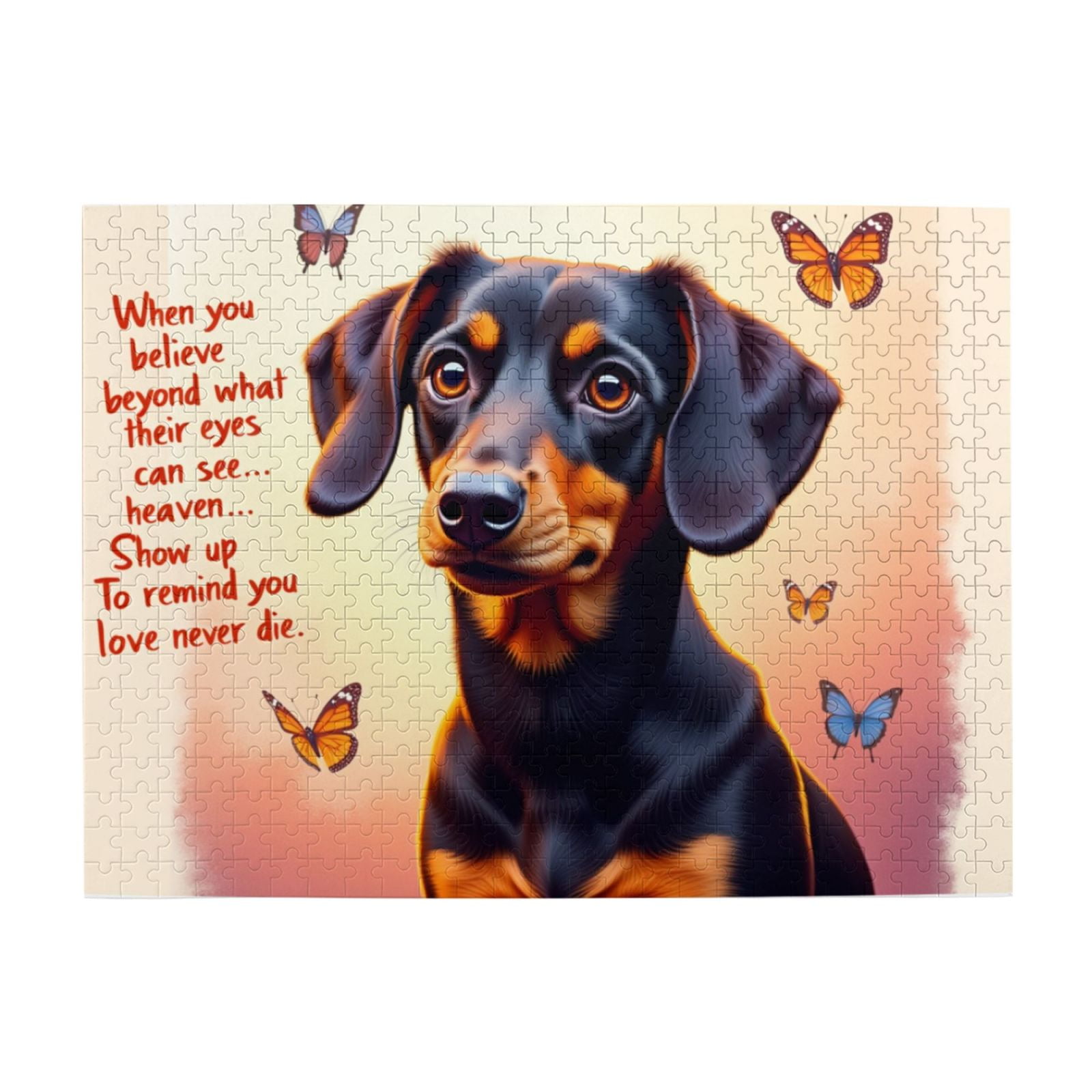 500 Piece Dachshund Jigsaw Puzzle For Adults Beautiful Dog With ...