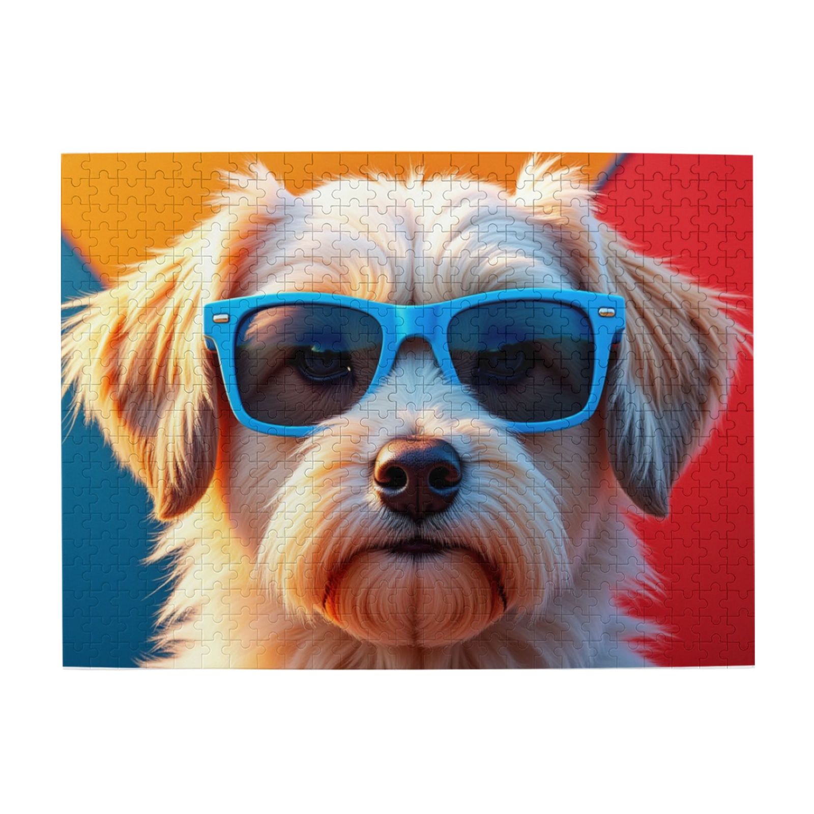 500 Piece Dog With Sunglasses Jigsaw Puzzle For Adults – Challenging ...