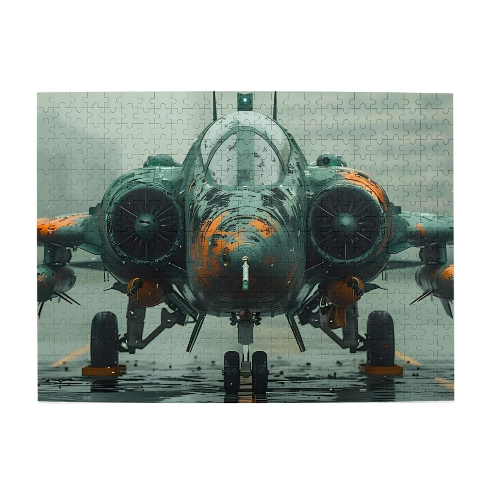 500 Piece Dynamic Fighter Jet Wooden Jigsaw Puzzle For Adults ...