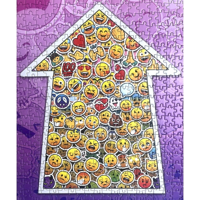 500 Piece Emoji Jigsaw Puzzle for Adults/Teens Fun Family Puzzle ...