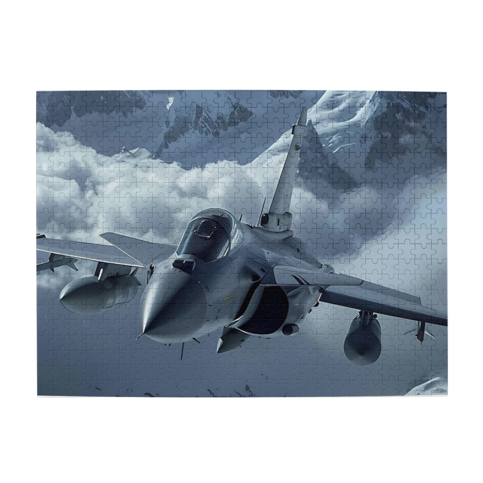500 Piece Fighter Jet Jigsaw Puzzle For Adults – Captivating Military ...