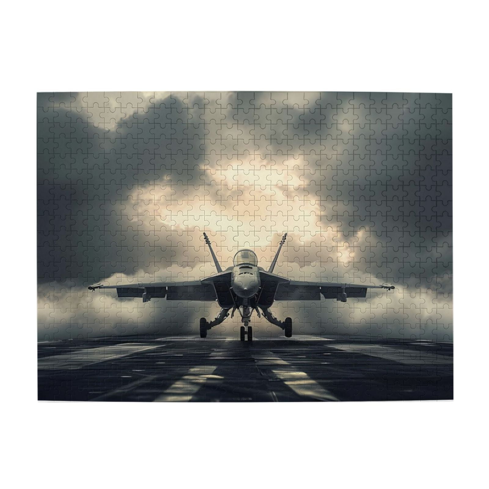 500 Piece Fighter Jet Jigsaw Puzzle For Adults Challenging Military ...