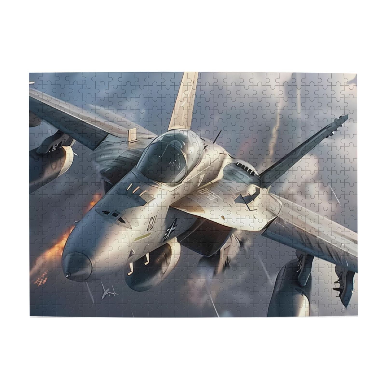 500 Piece Fighter Jet Jigsaw Puzzle For Adults – Dynamic Military ...