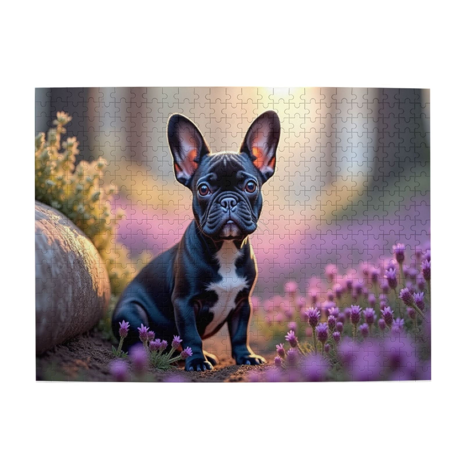 500 Piece French Bulldog Jigsaw Puzzle For Adults Adorable Puppy In ...