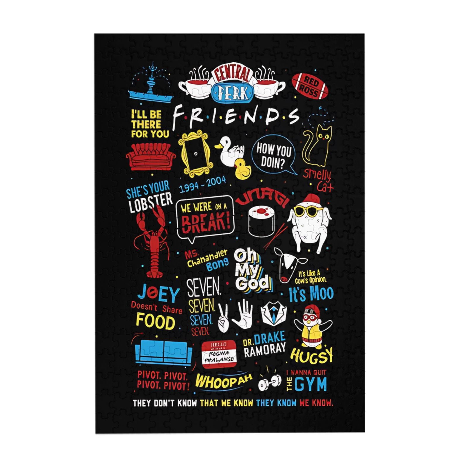 500 Piece Friends Tv Show Jigsaw Puzzle for Adults Leisure Gift for ...