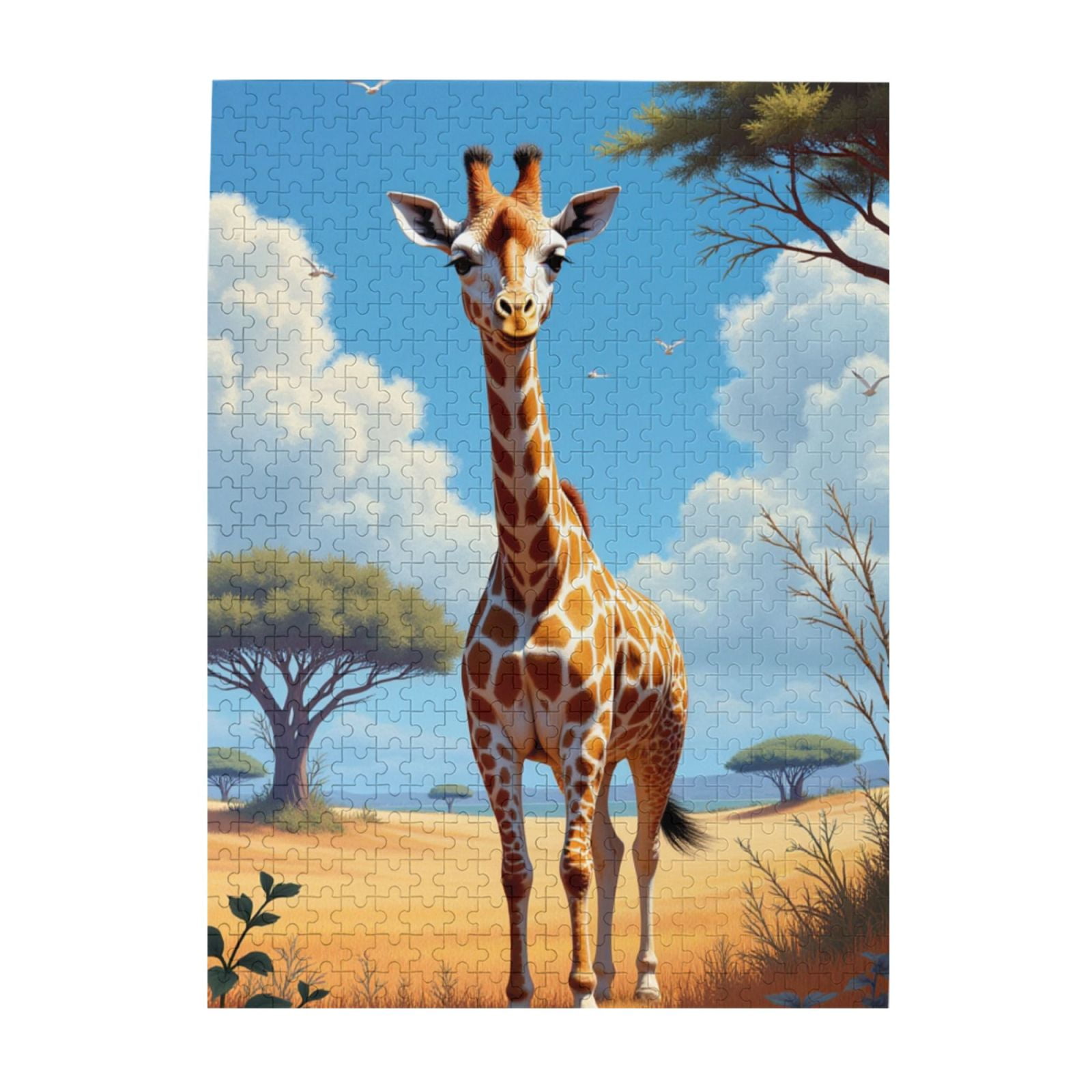 500 Piece Giraffe Jigsaw Puzzle For Adults African Savanna Animal ...