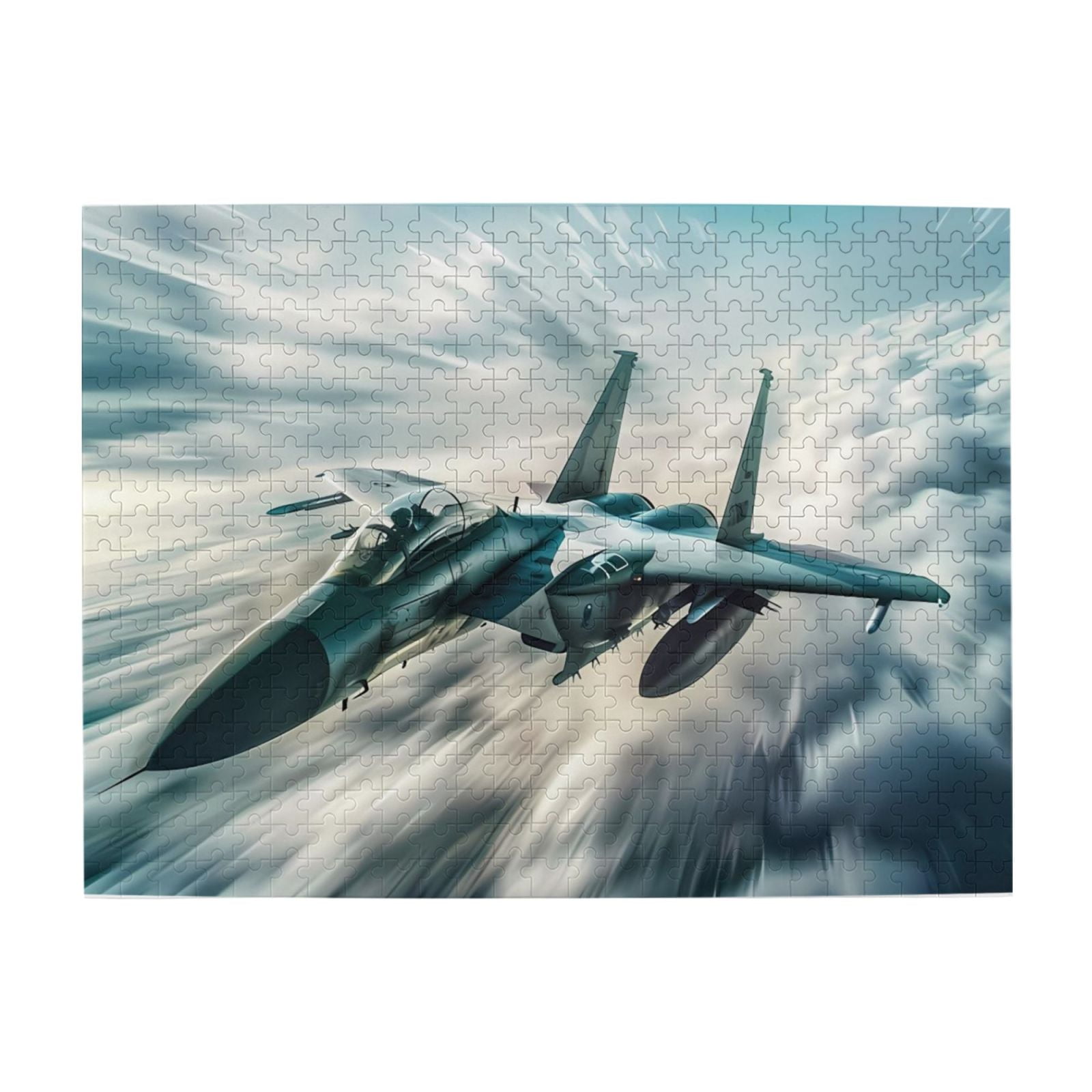 500 Piece HighFlying Fighter Jet Jigsaw Puzzle For Adults – Dynamic ...
