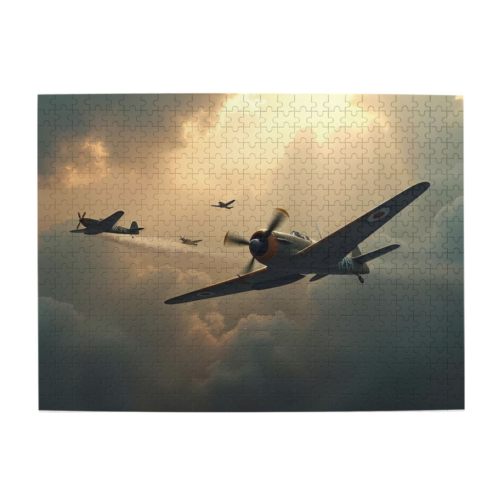 500 Piece Historic WWII Fighter Planes Jigsaw Puzzle For Adults ...