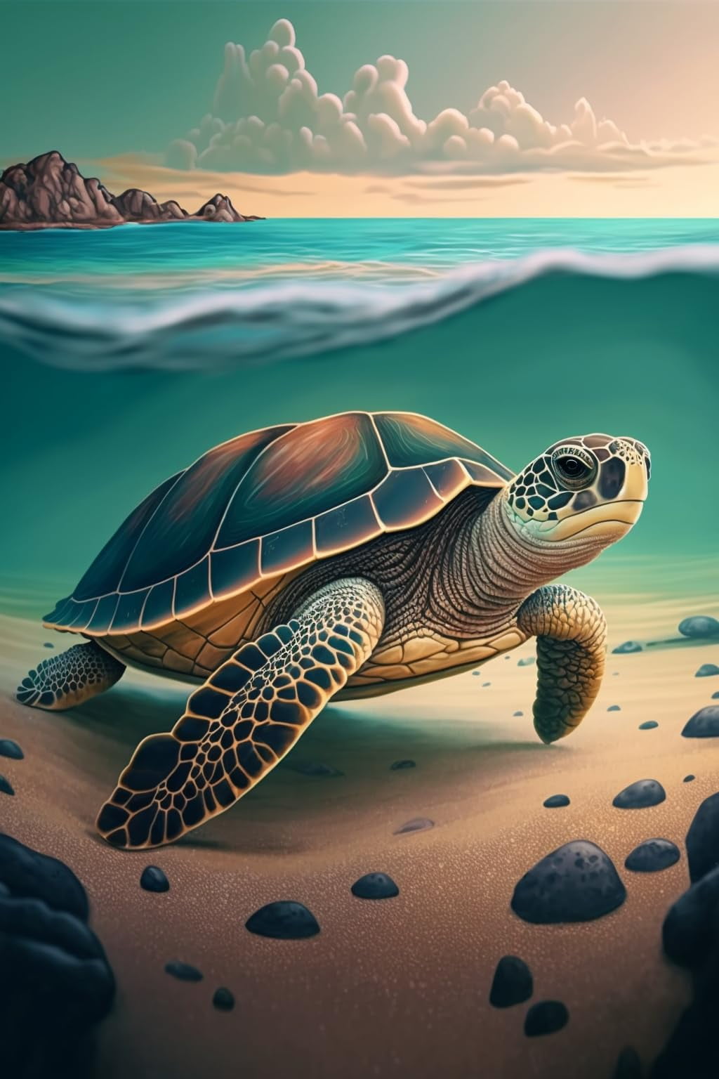 500 Piece Jigsaw Puzzle Adults Kids,Wooden Puzzles,Cartoon Turtle ...