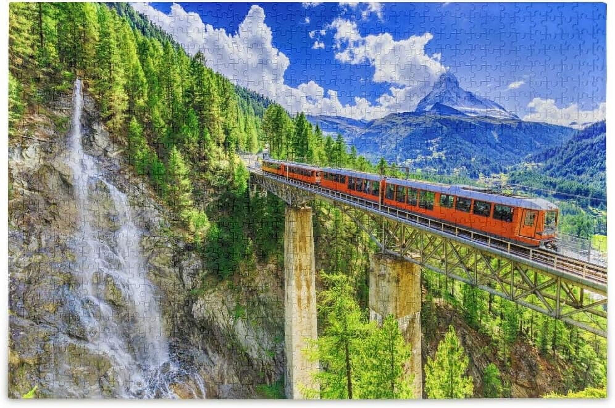 500 Piece Jigsaw Puzzle for Adults Kids, Zermatt Switzerland Tourist ...