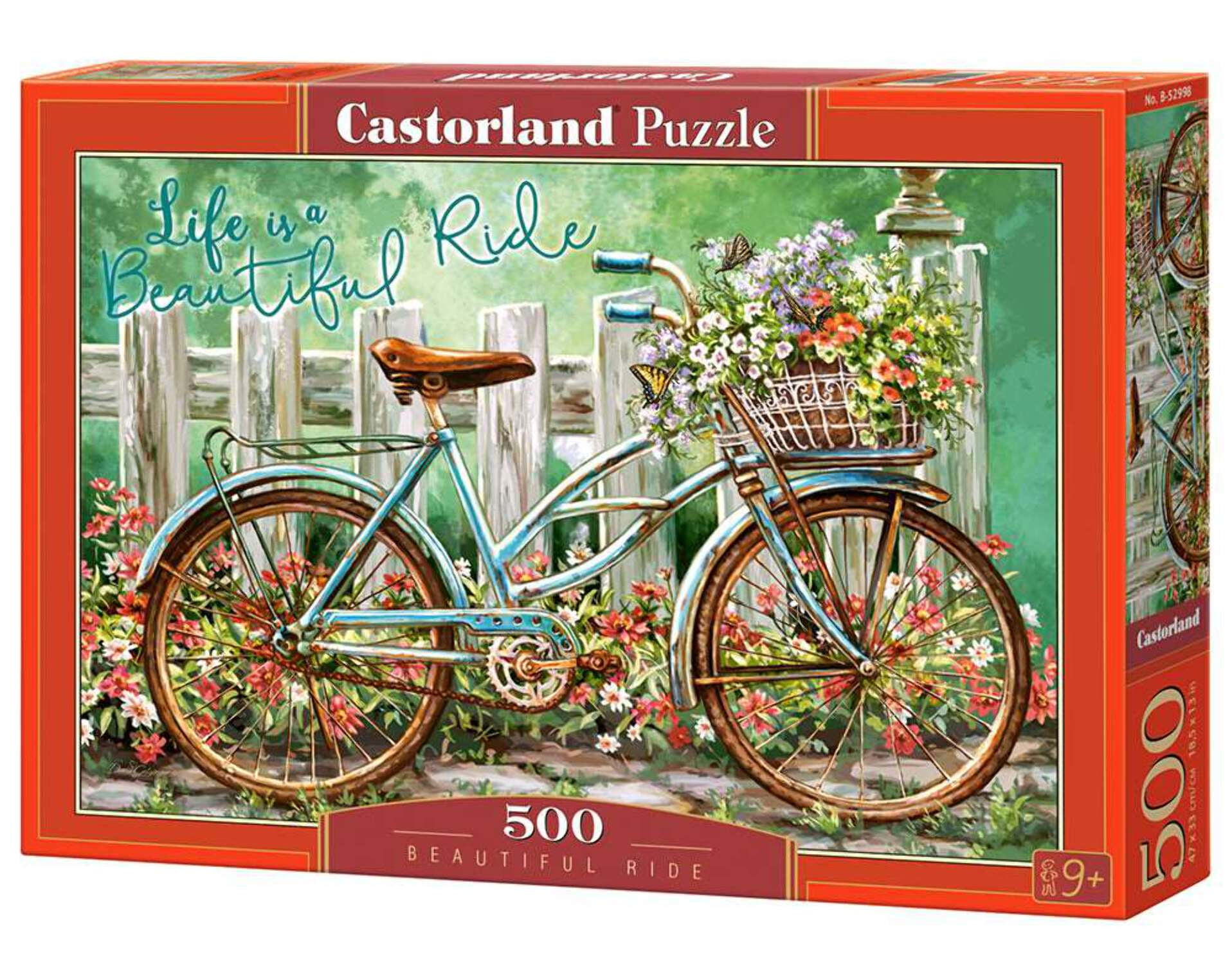 500 Piece Jigsaw Puzzle, Beautiful Ride, Bicycle, Art Puzzle, Adult ...