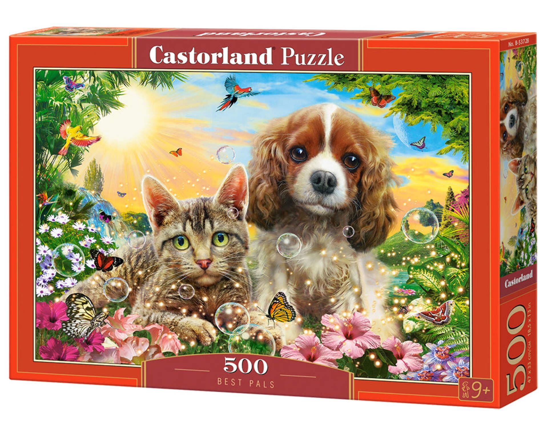 500 Piece Jigsaw Puzzle, Best Pals, Cats and Dogs, Animal puzzles ...