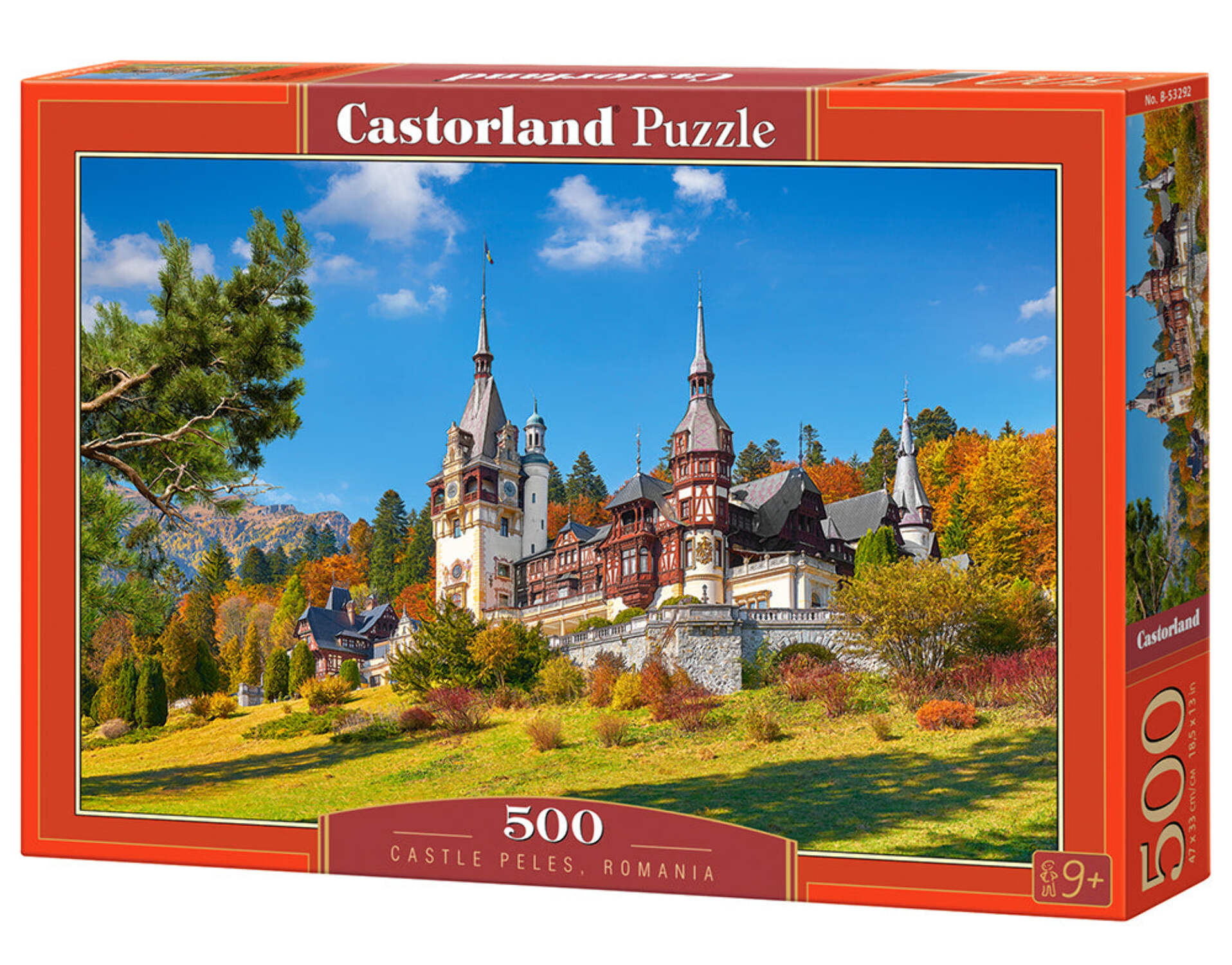500 Piece Jigsaw Puzzle, Castle Peles, neo-Renaissance castle, Romania ...