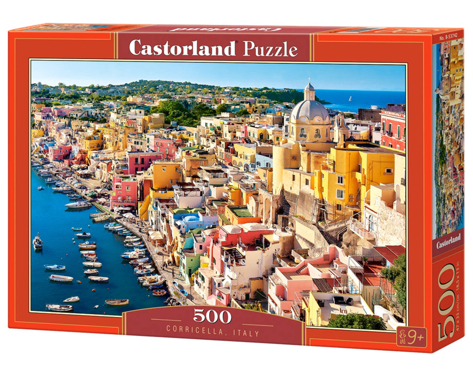500 Piece Jigsaw Puzzle, Corricella, Italy, Seaside, Summer holiday ...