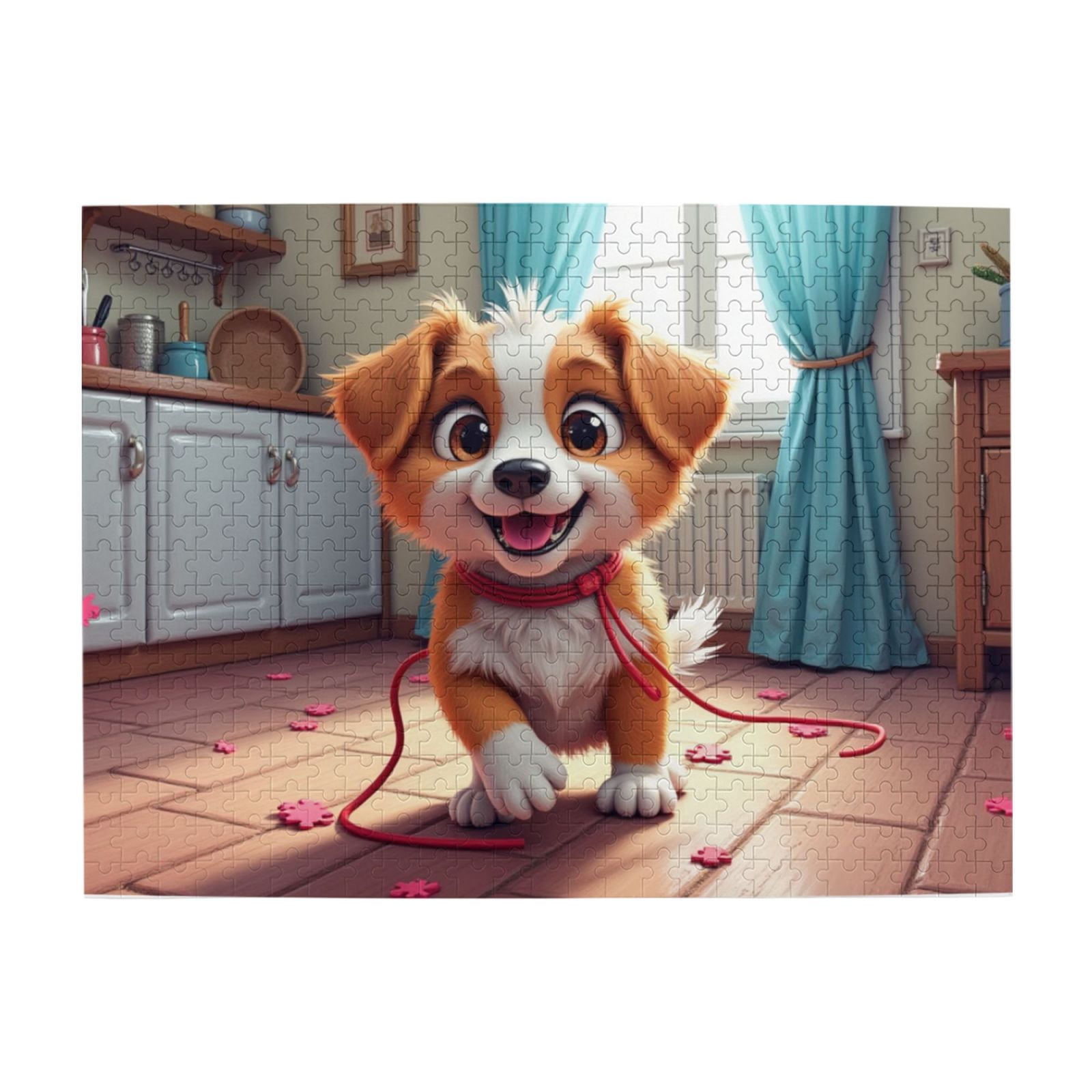 500 Piece Jigsaw Puzzle For Adults Adorable Puppy Challenging & Fun ...