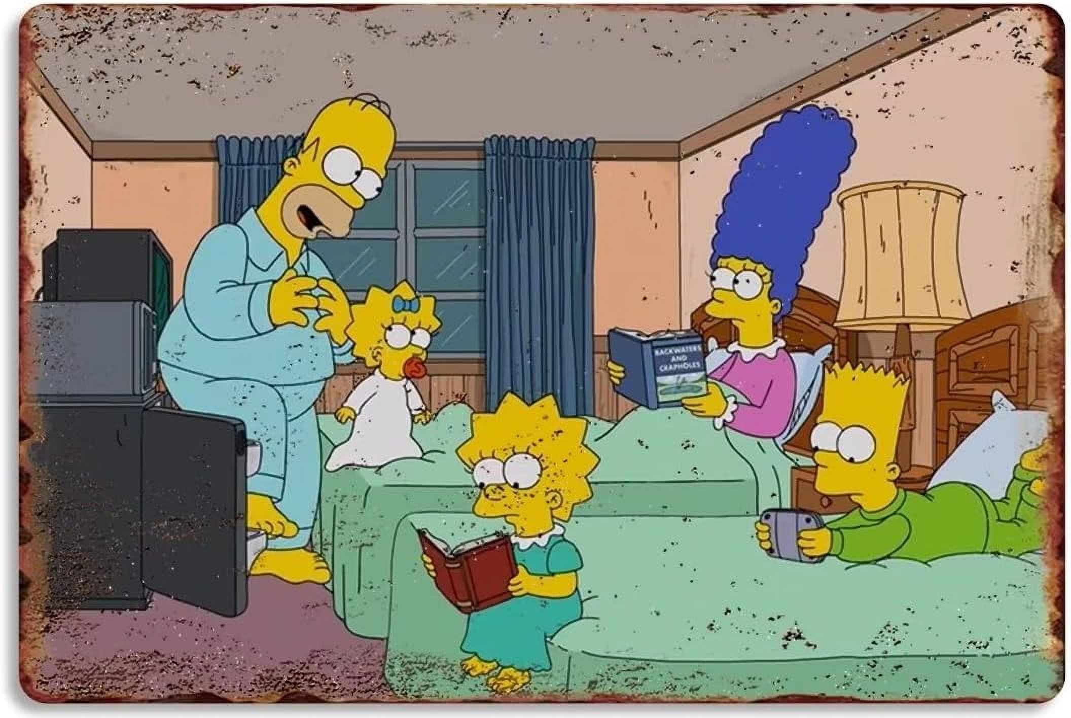 500 Piece Jigsaw Puzzle For Adults And Families - The Simpsons Bedroom ...