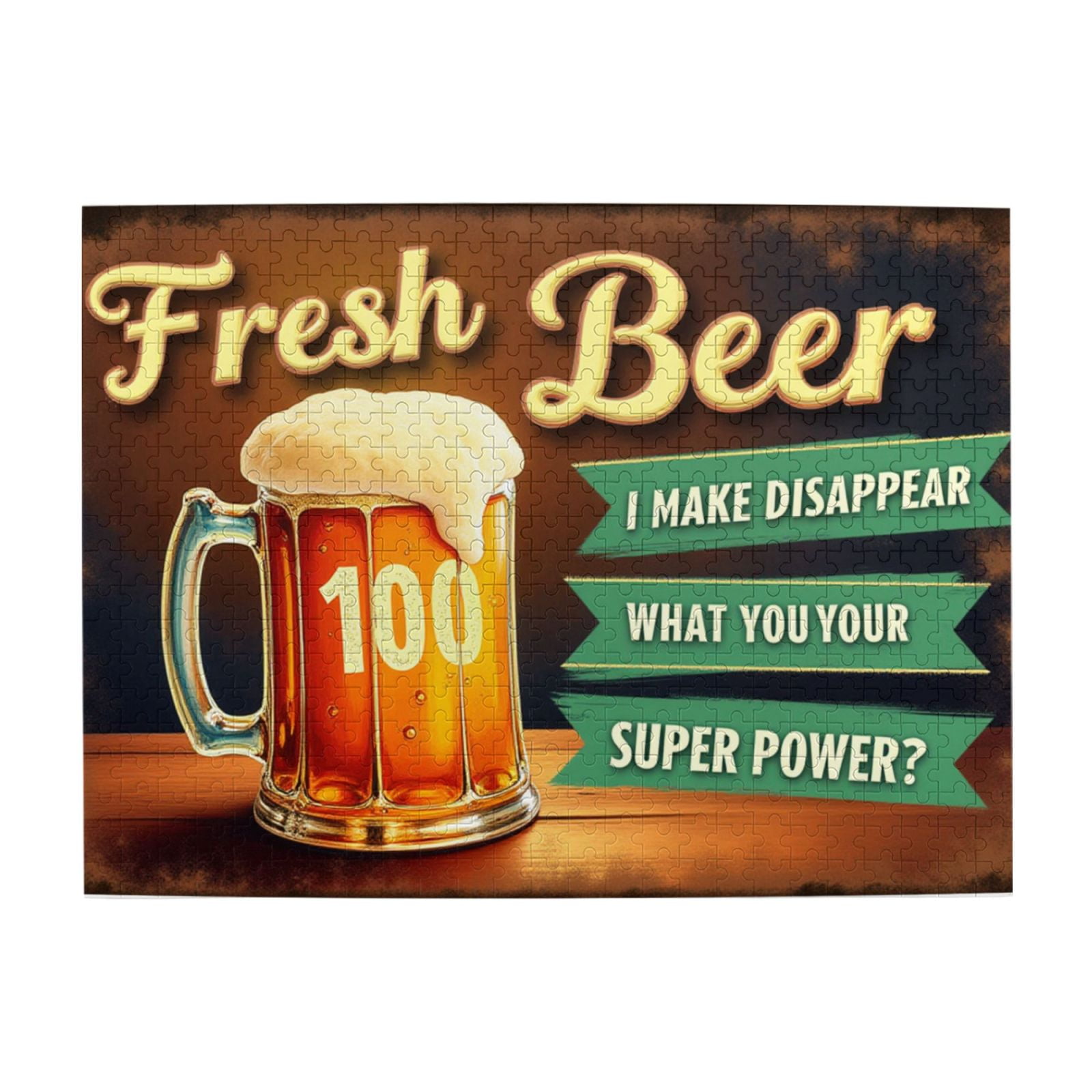 500 Piece Jigsaw Puzzle For Adults Fresh Beer Mug Challenging And Fun ...