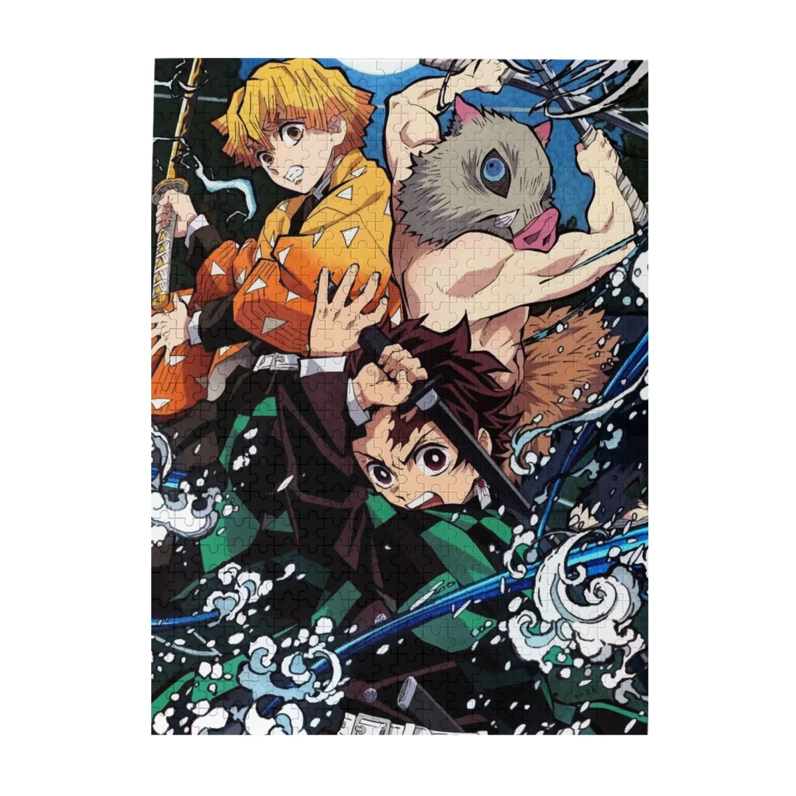 500 Piece Jigsaw Puzzle For Adults & Kids - Demon Slayer Puzzle For ...