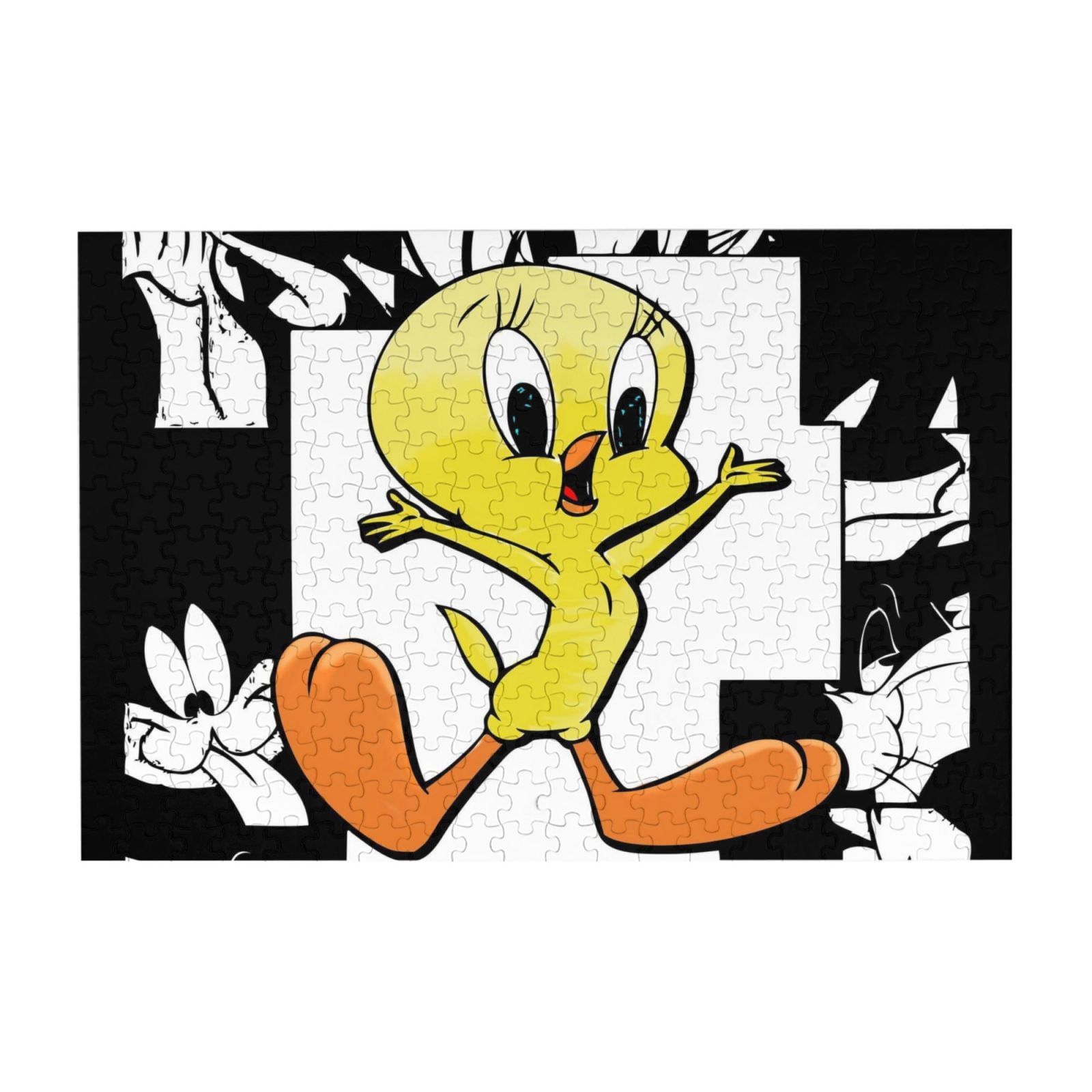500 Piece Jigsaw Puzzle For Adults & Kids - Looney Tunes Tweety Puzzle ...