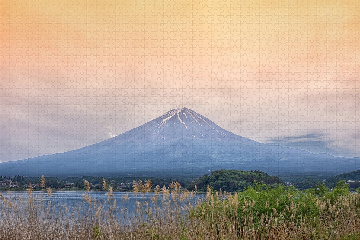 500 Piece Jigsaw Puzzle Japan, Mountain, Volcano Mount Fuji Jigsaw ...