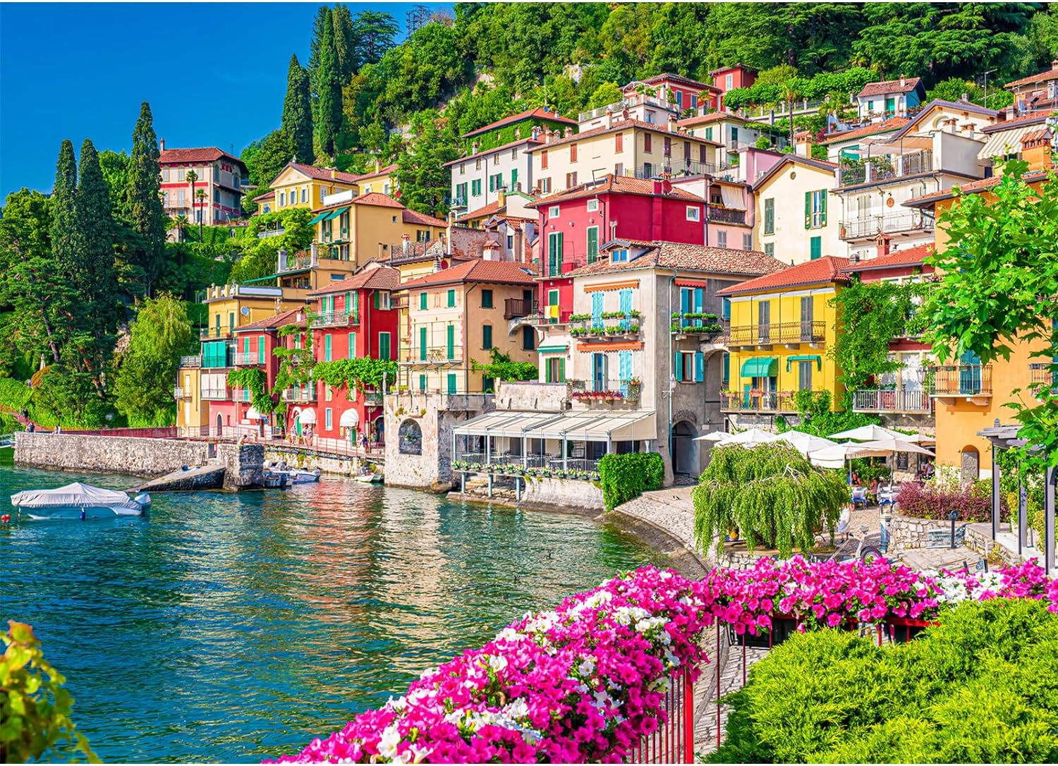 500 Piece Jigsaw Puzzle for Adults -Lake Como Scenery, Italy Jigsaw ...