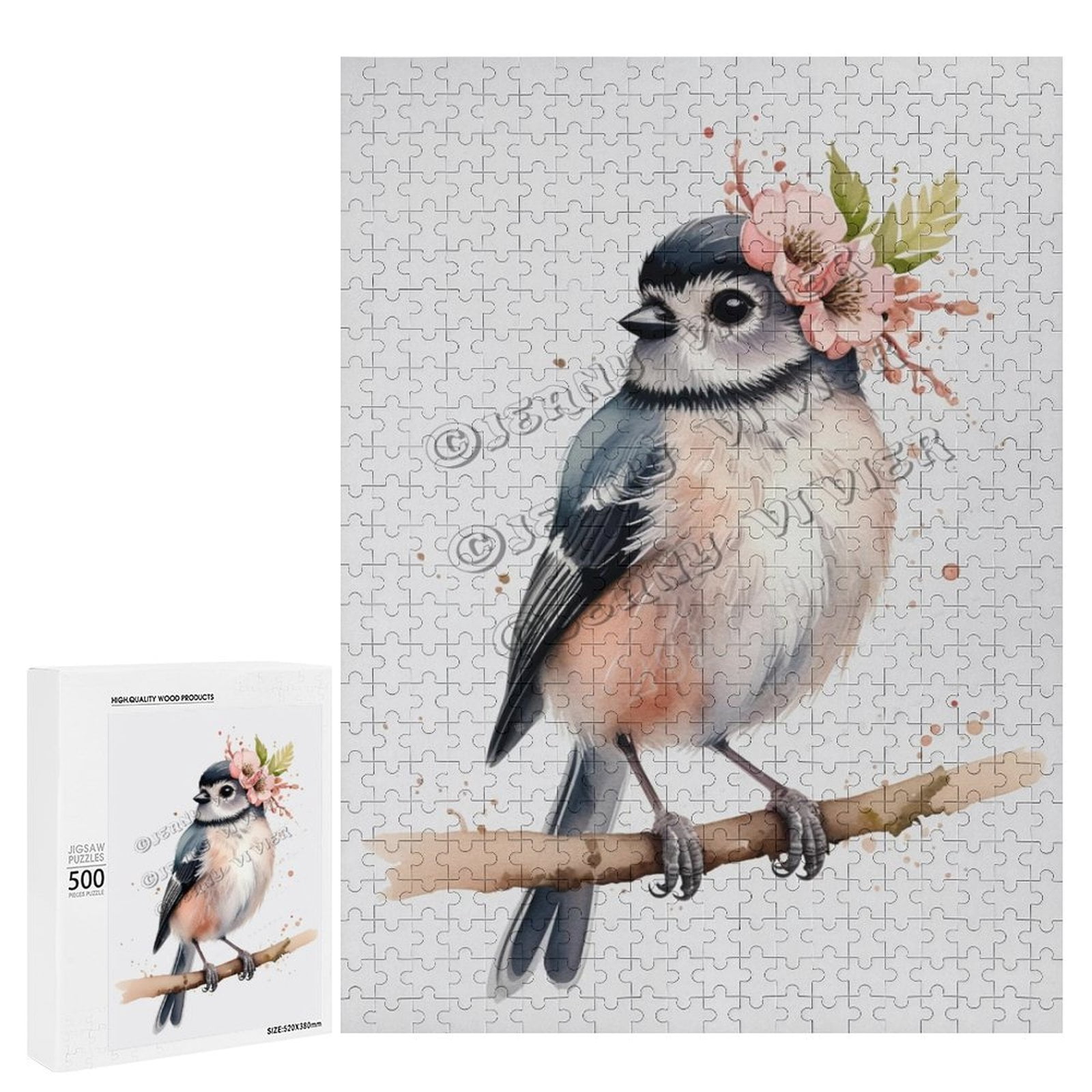 500 Piece Jigsaw Puzzle for Adults - Wood Puzzles - Tit Artwork ...