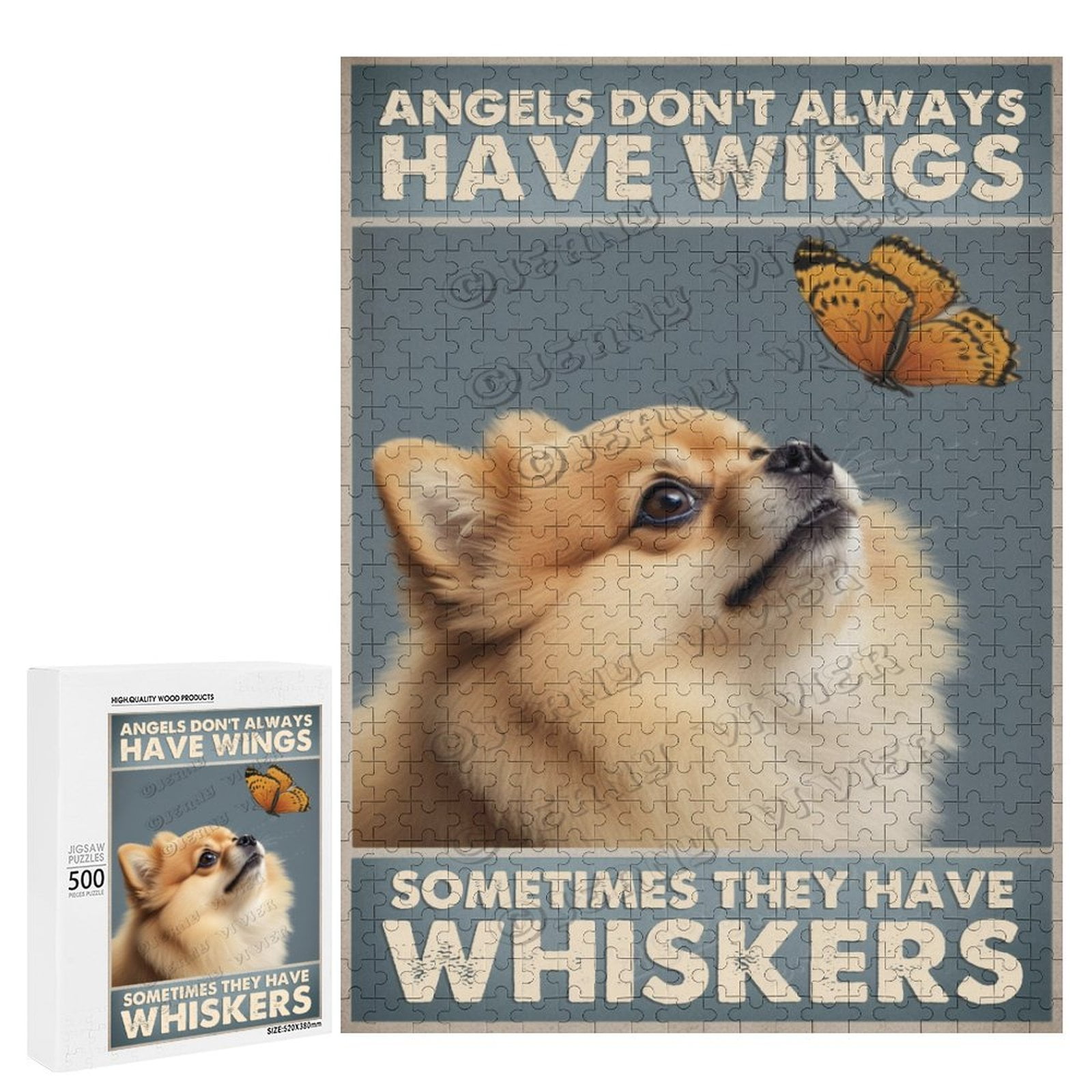 500 Piece Jigsaw Puzzle for Adults - Wood Puzzles - Whimsical Hiromi ...