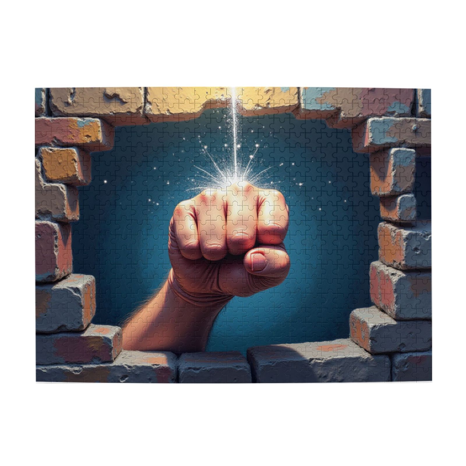 500 Piece Jigsaw Puzzles For Adults Breaking Through Brick Wall ...