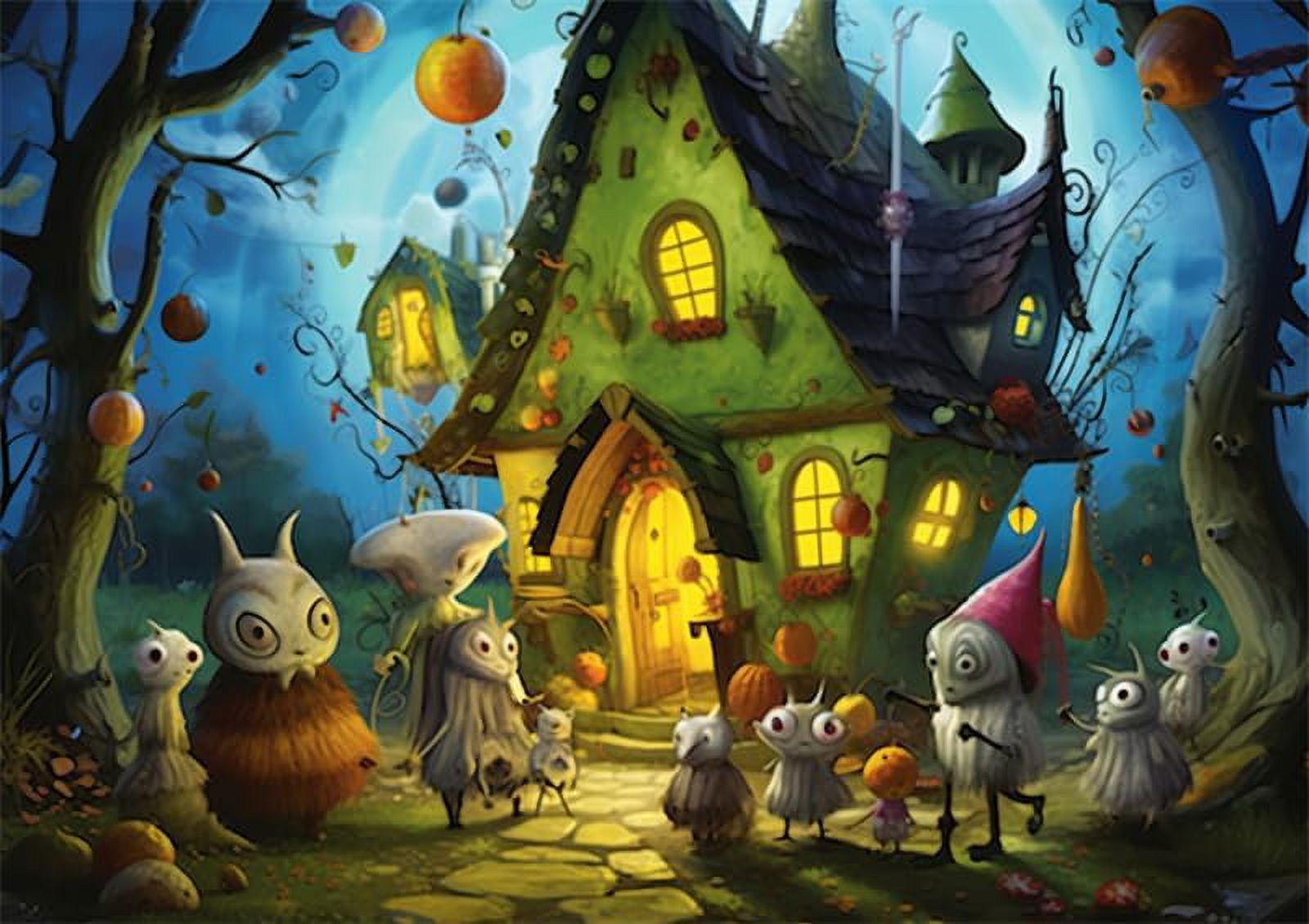 500 Piece Jigsaw Puzzles For Adults Happy Halloween Terror Jack-O ...