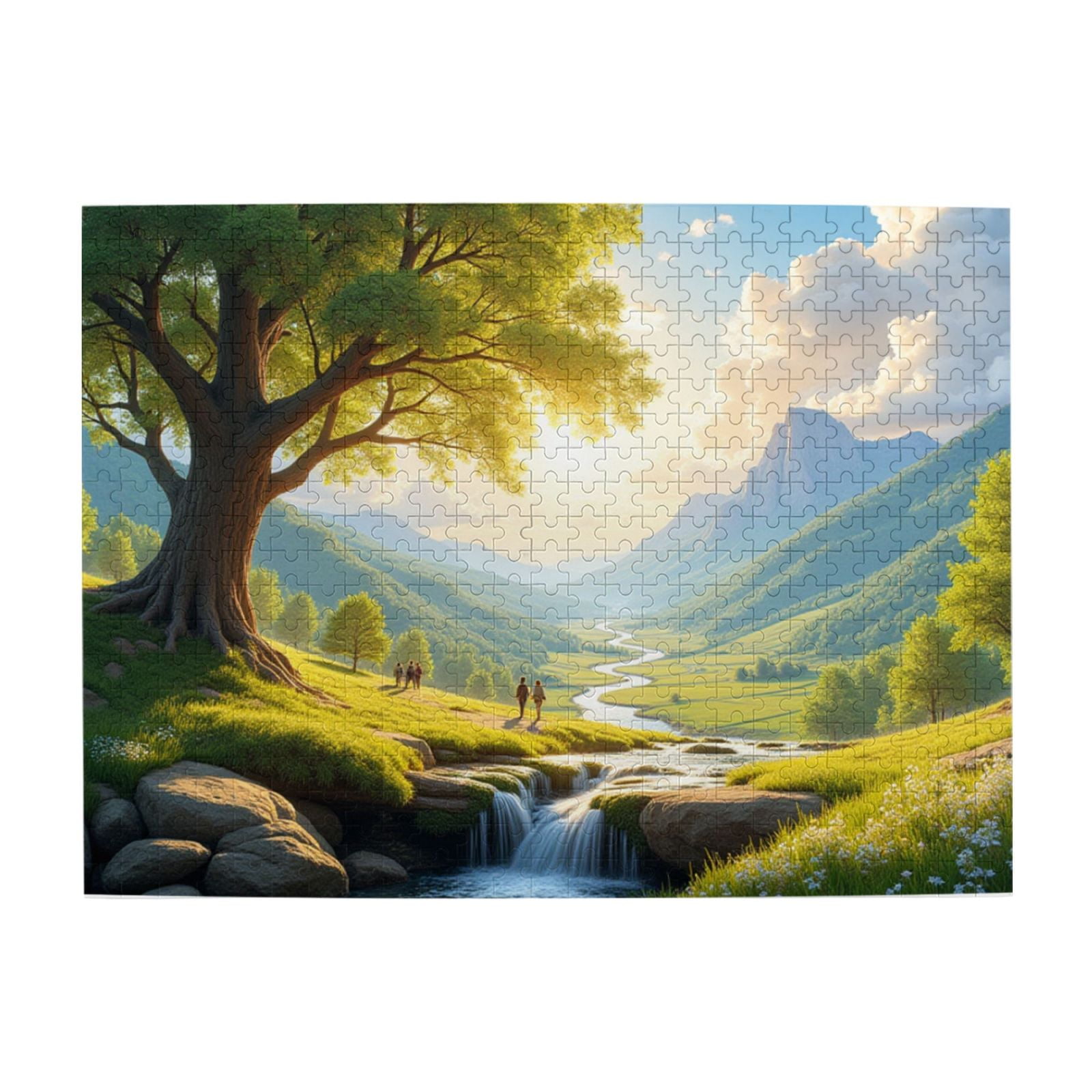 500 Piece Jigsaw Puzzles For Adults Serene Valley Landscape Challenging ...