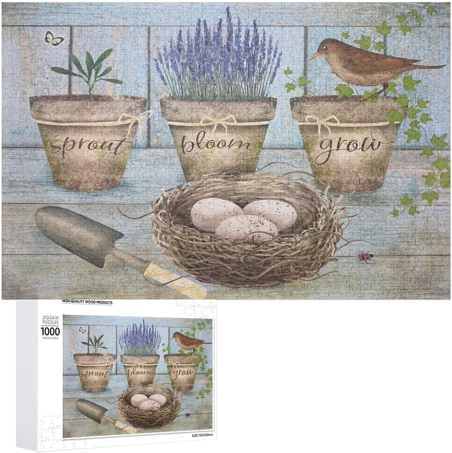 500 Piece Jigsaw Puzzles Sprout Bloom Grow Spring Puzzles Small Jigsaw ...