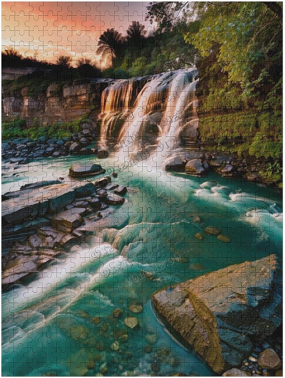 500 Piece Landscape Hill Tree River Sky Cloud Nature Relaxed Mood ...