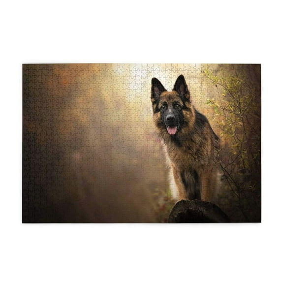 500 Piece Long Haired Shepherd Jigsaw Puzzle Challenging Adult Puzzle ...