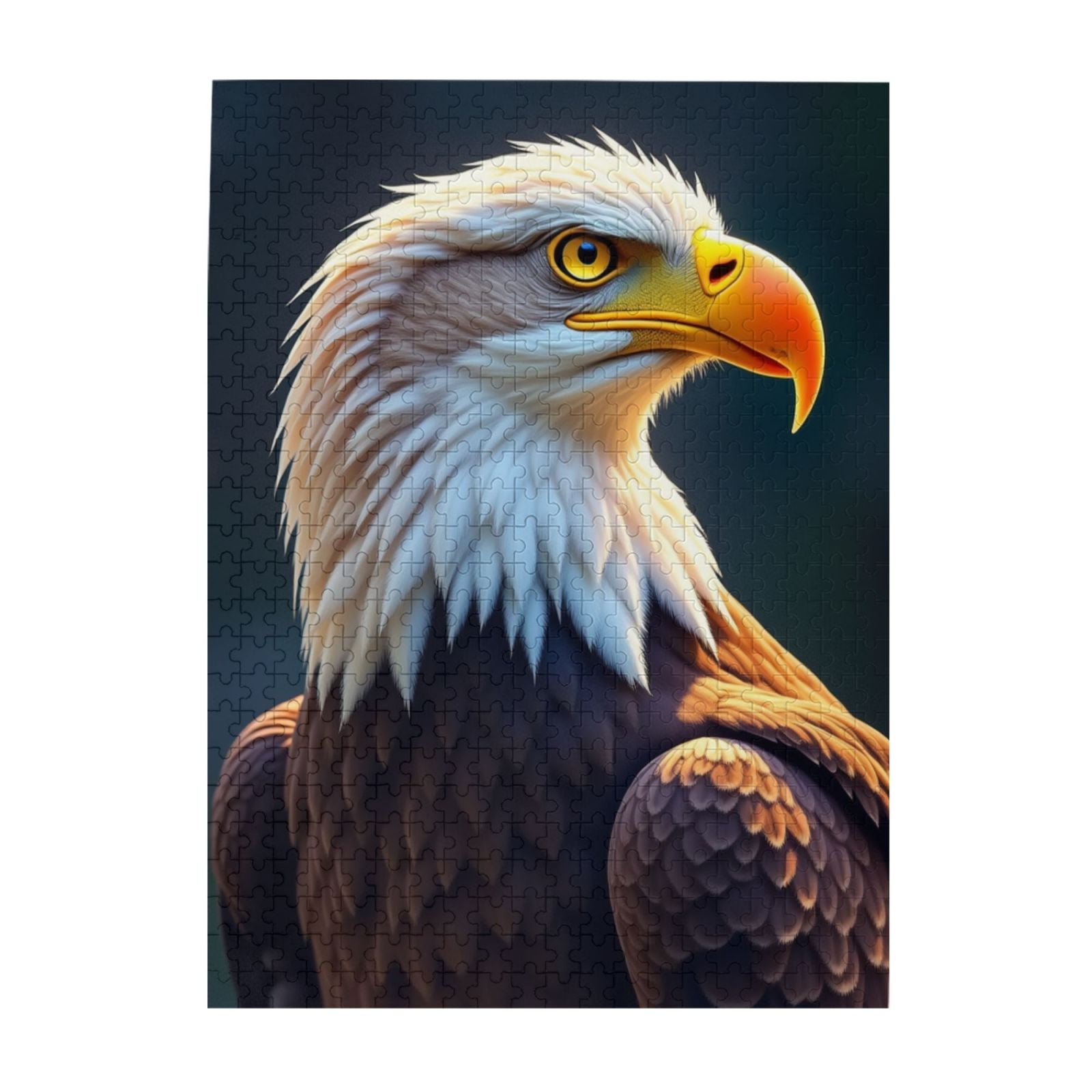500 Piece Majestic Bald Eagle Jigsaw Puzzle For Adults Challenging And ...
