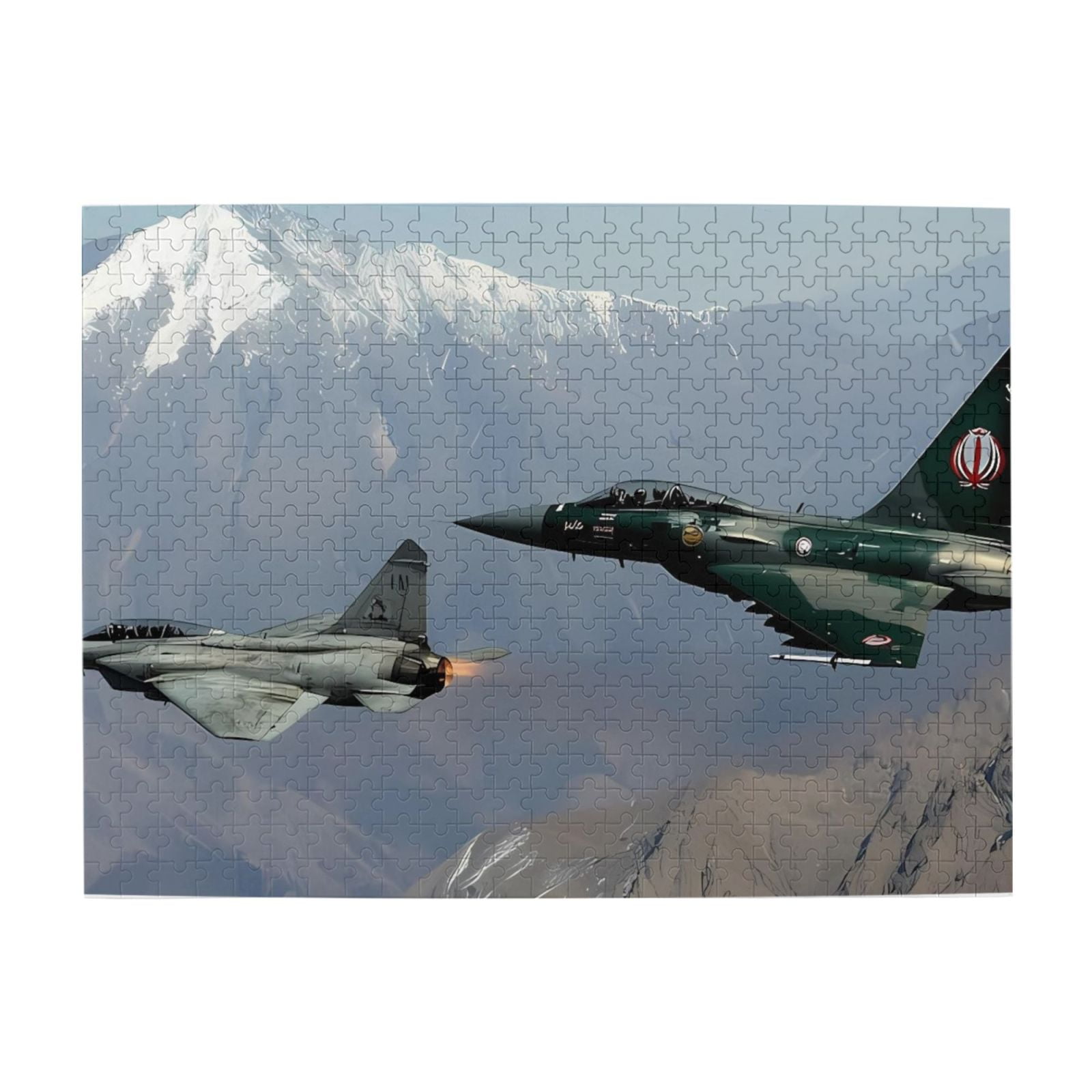 500 Piece Military Fighter Jet Jigsaw Puzzle For Adults Dynamic ...