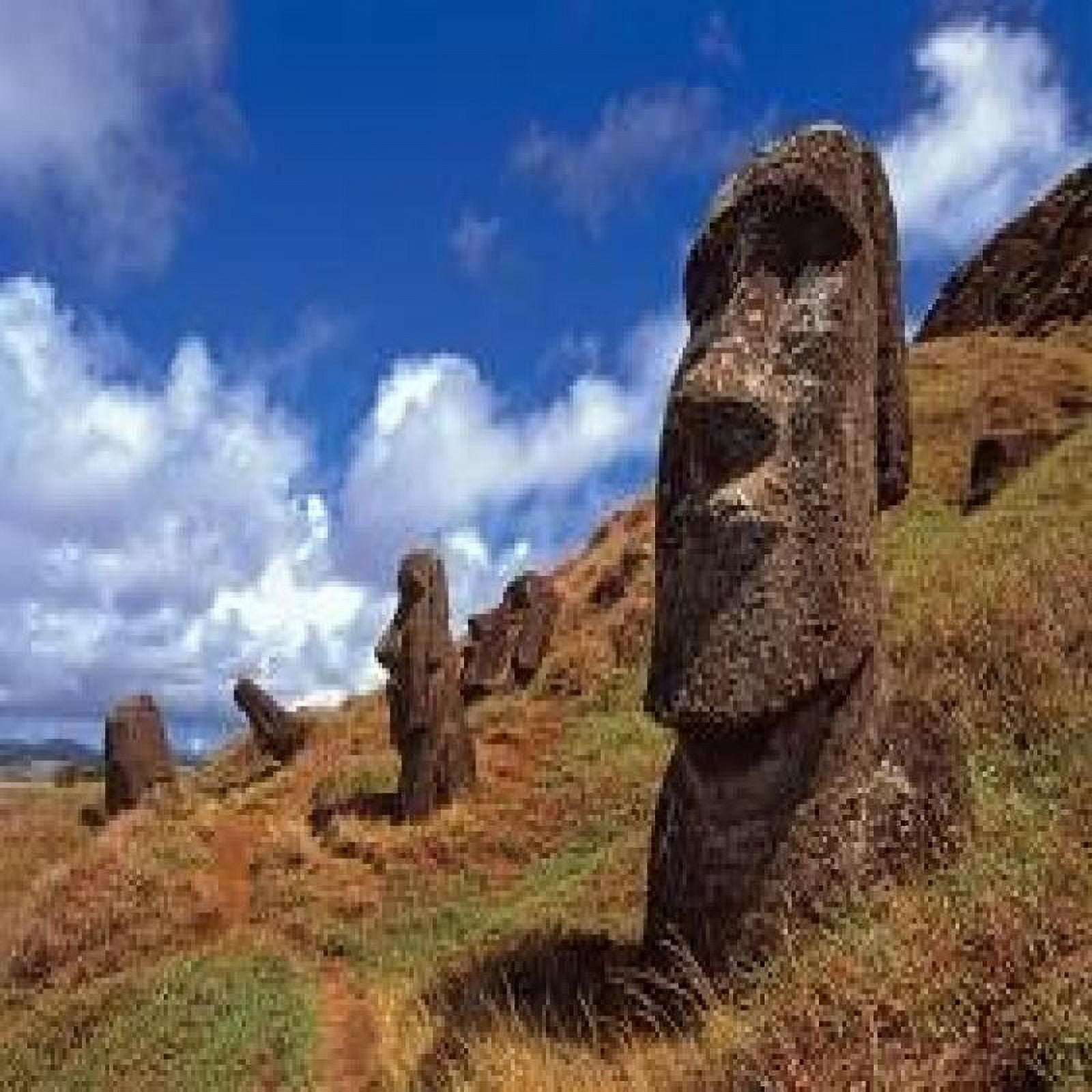 500 Piece Mini Puzzle Chile Anakena Moai - Walmart.com