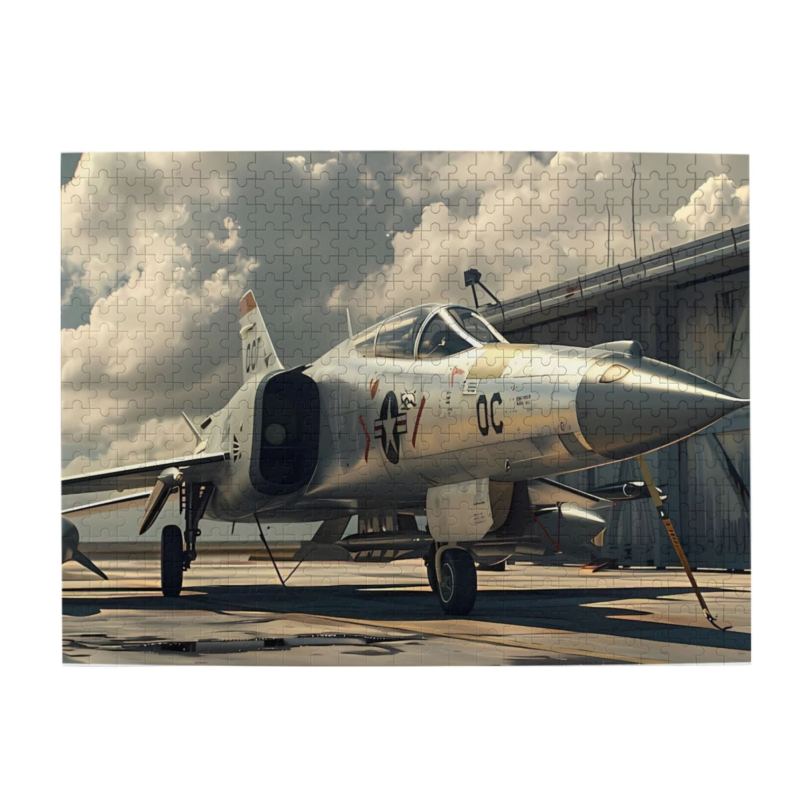 500 Piece Modern Fighter Jet Jigsaw Puzzle For Adults Challenging ...