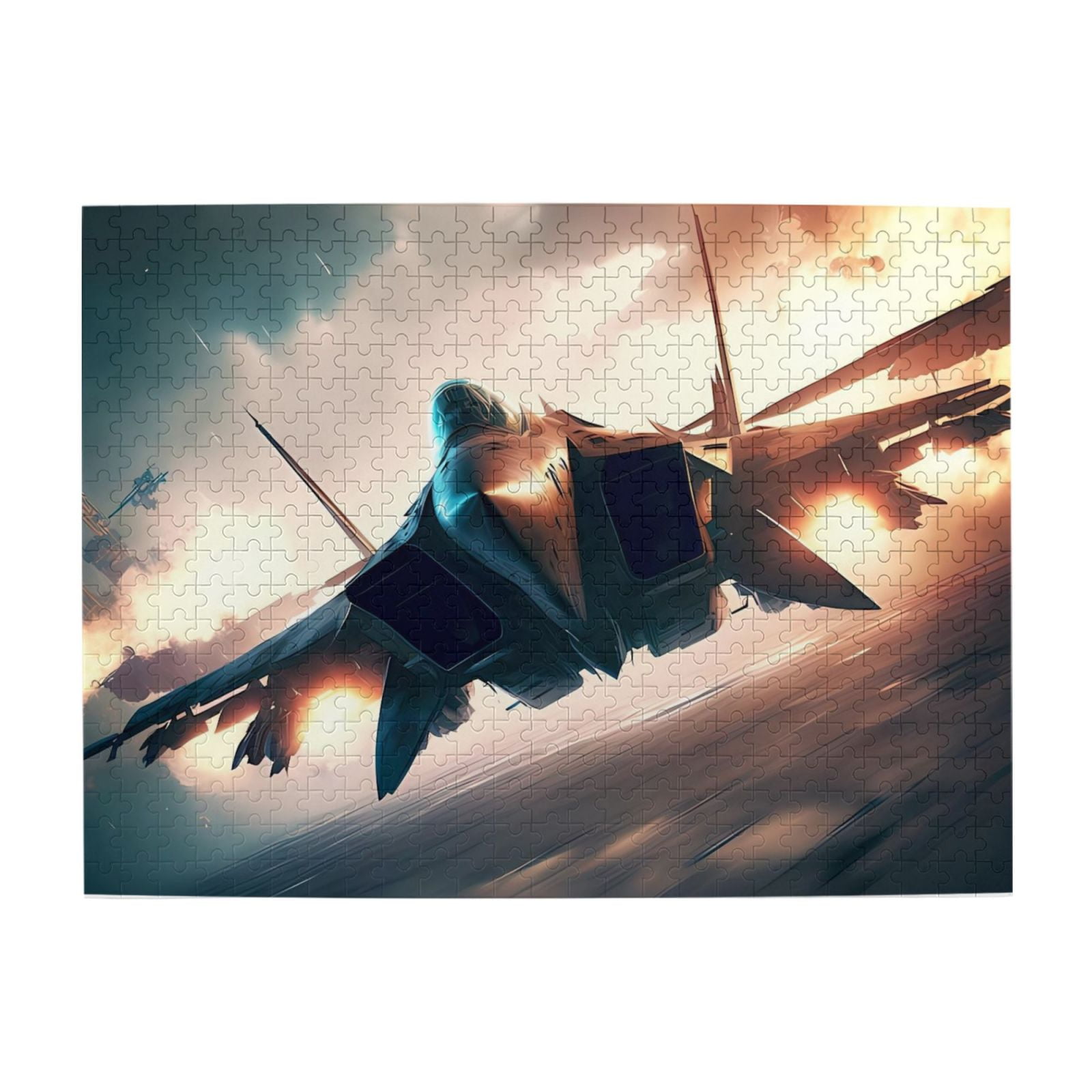 500 Piece Modern Fighter Jet Jigsaw Puzzle For Adults – Dynamic Air ...