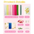 500 Piece Pipe Cleaner Flower Craft Kit Pink Sweet Heart Set - Walmart.com