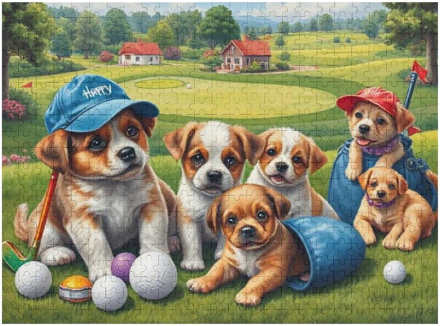 500 Piece Puzzle for Adults,Cute Dog Jigsaw Puzzles 500 Pcs for Adult ...