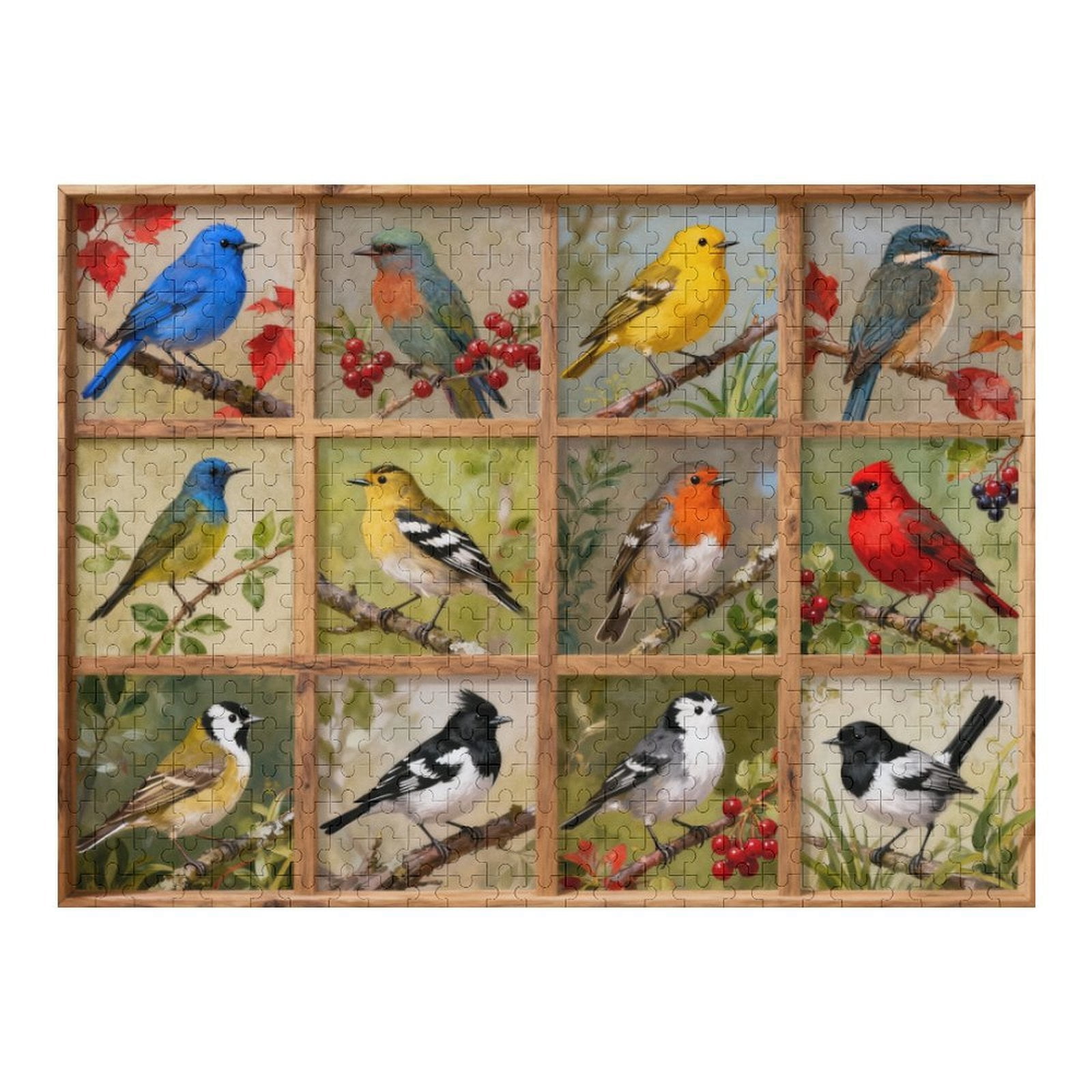 500 Piece Puzzle for Adults – Songbirds Puzzle, Large Piece Jigsaw ...
