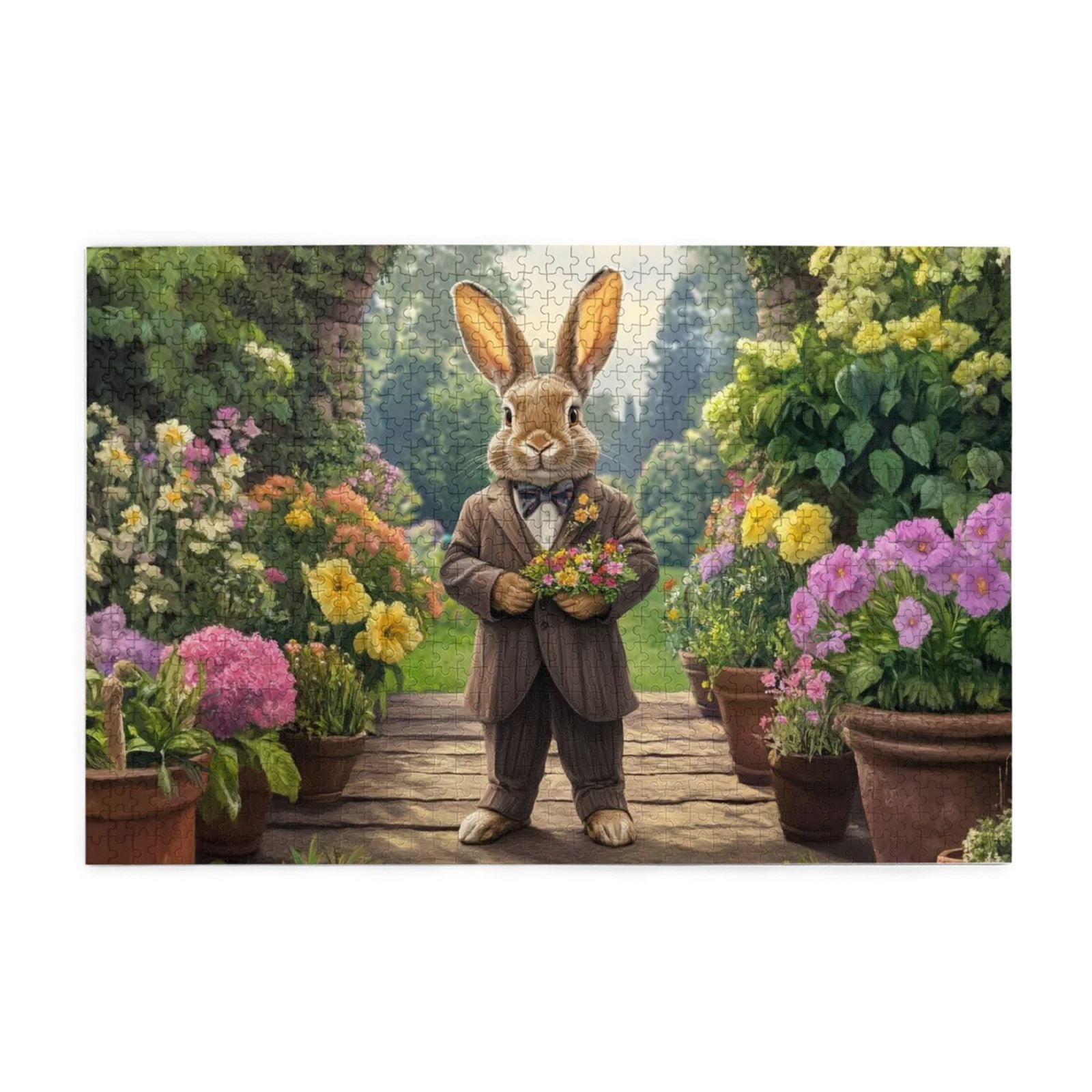 500 Piece Rabbit Fairy Tale Scenery Jigsaw Puzzle Relaxing ...
