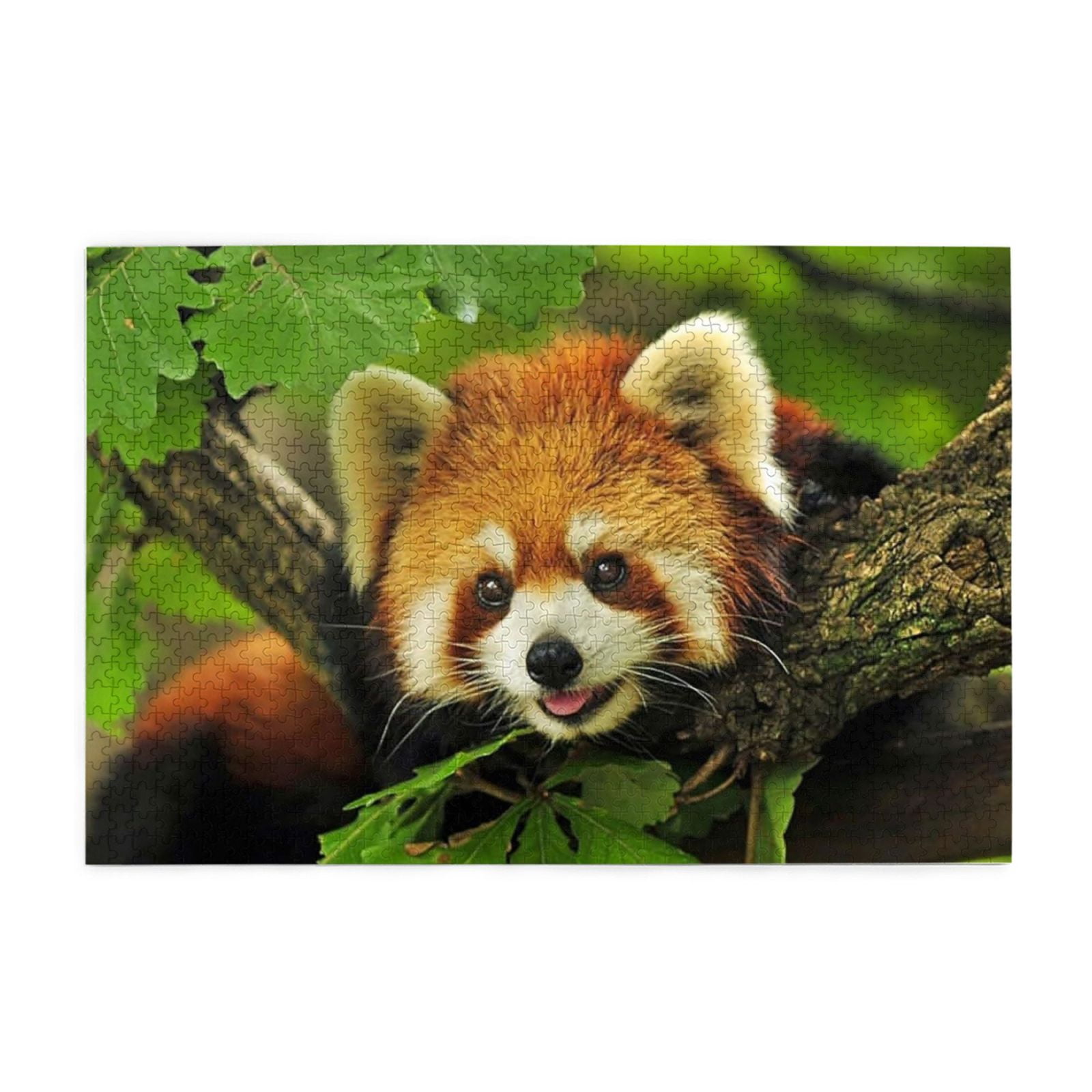 500 Piece Red Pandas Tree Bark Jigsaw Puzzle Challenging Adult Puzzle ...