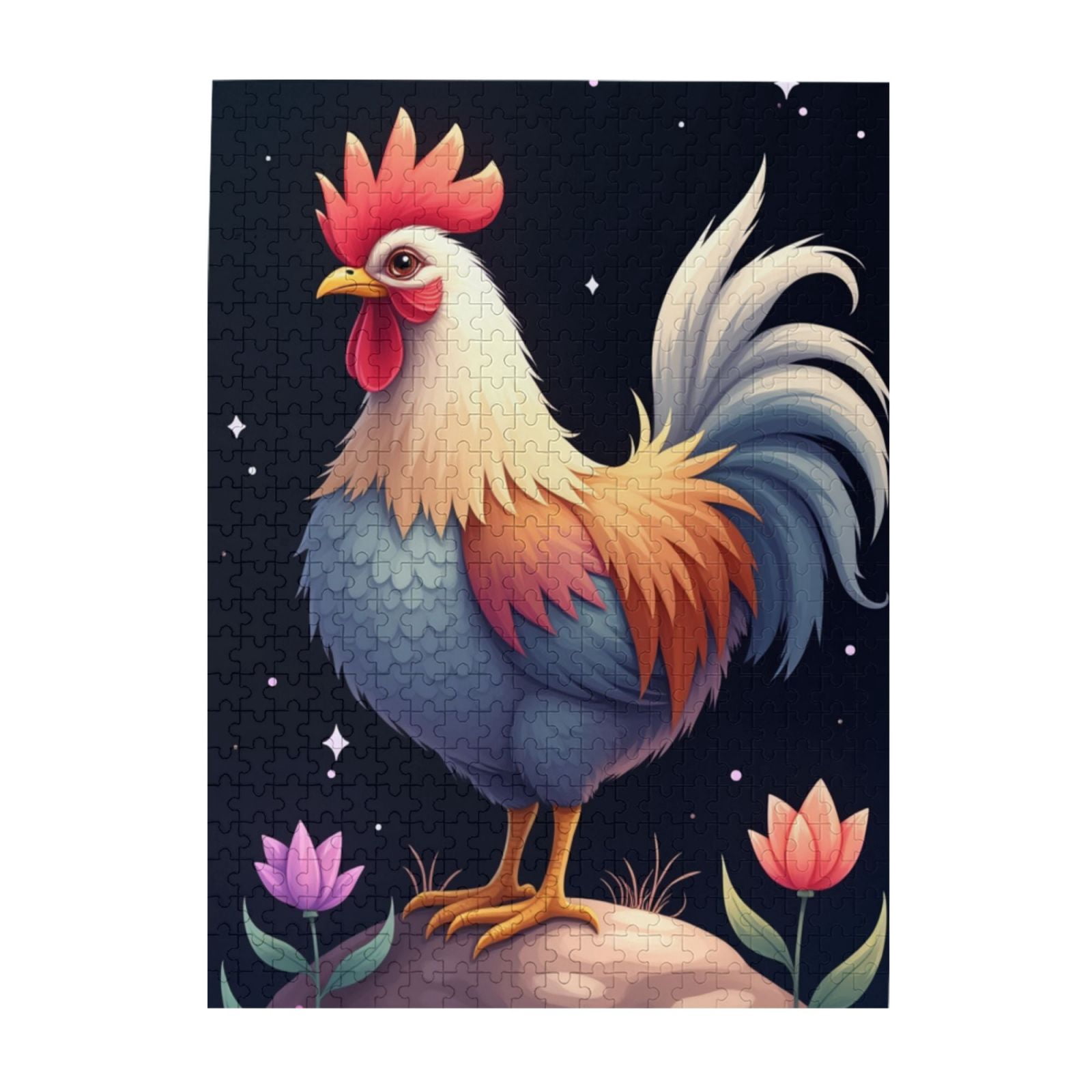 500 Piece Rooster Jigsaw Puzzle For Adults Colorful Bird Artwork ...