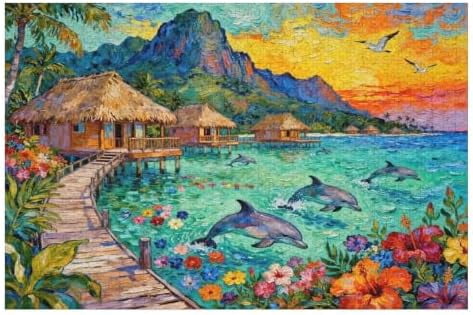 500 Piece Rural Area Challenging Family Game Puzzle for Adults – Home ...