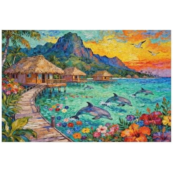 500 Piece Rural Area Challenging Family Game Puzzle for Adults – Home ...