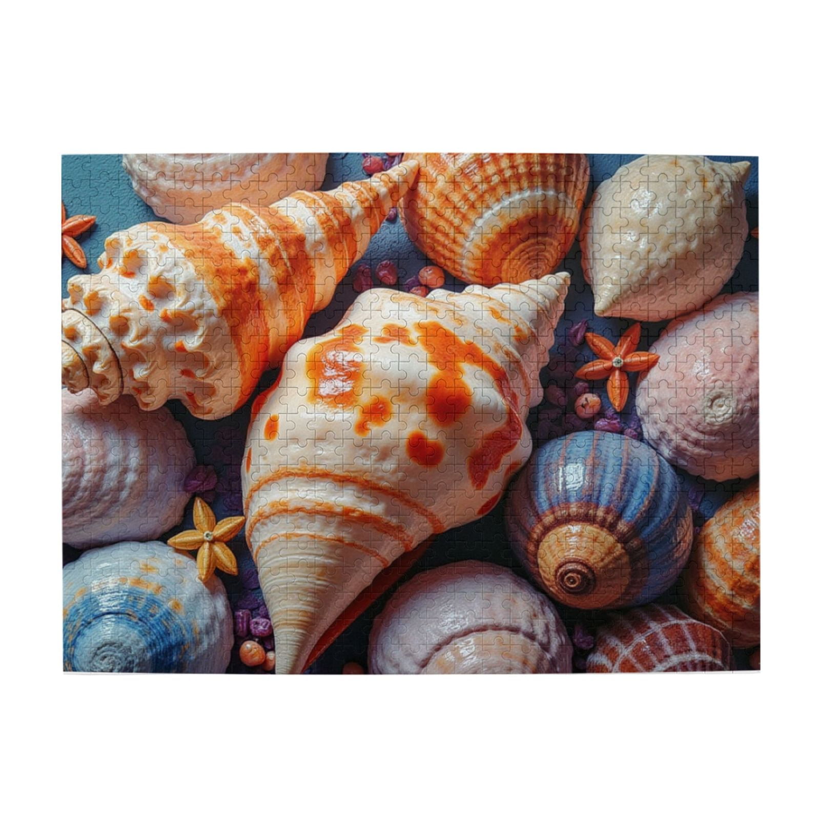 500 Piece Seashells Jigsaw Puzzle For Adults – Vibrant Ocean Colors ...