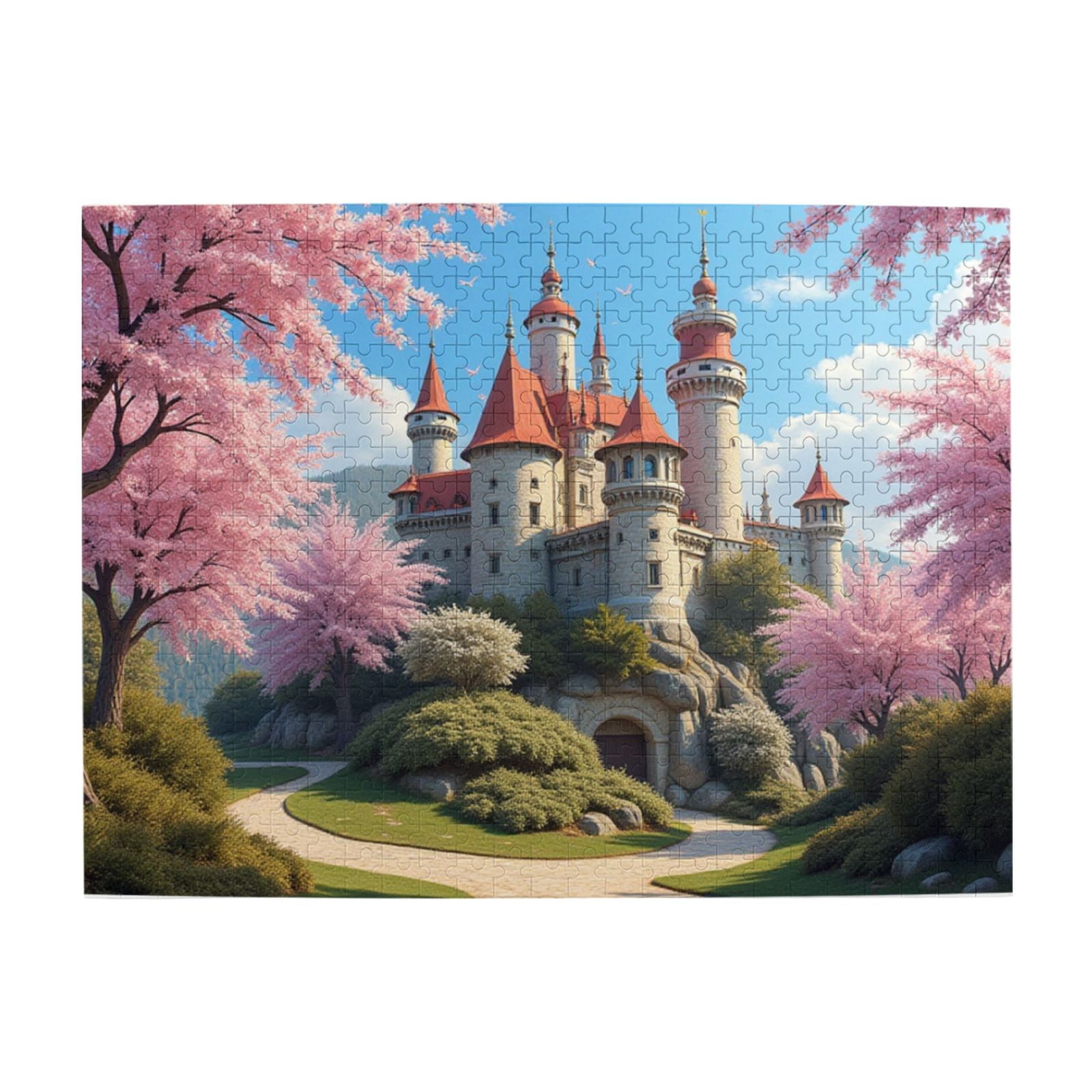 500 Piece Spring Castle Jigsaw Puzzle For Adults – Challenging And ...